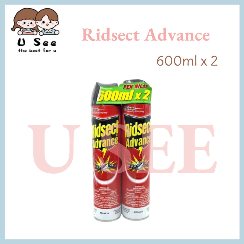READY STOCK!!!Ridsect Advance Aerosol 600ml x 2 【Twinpack】 | Shopee ...