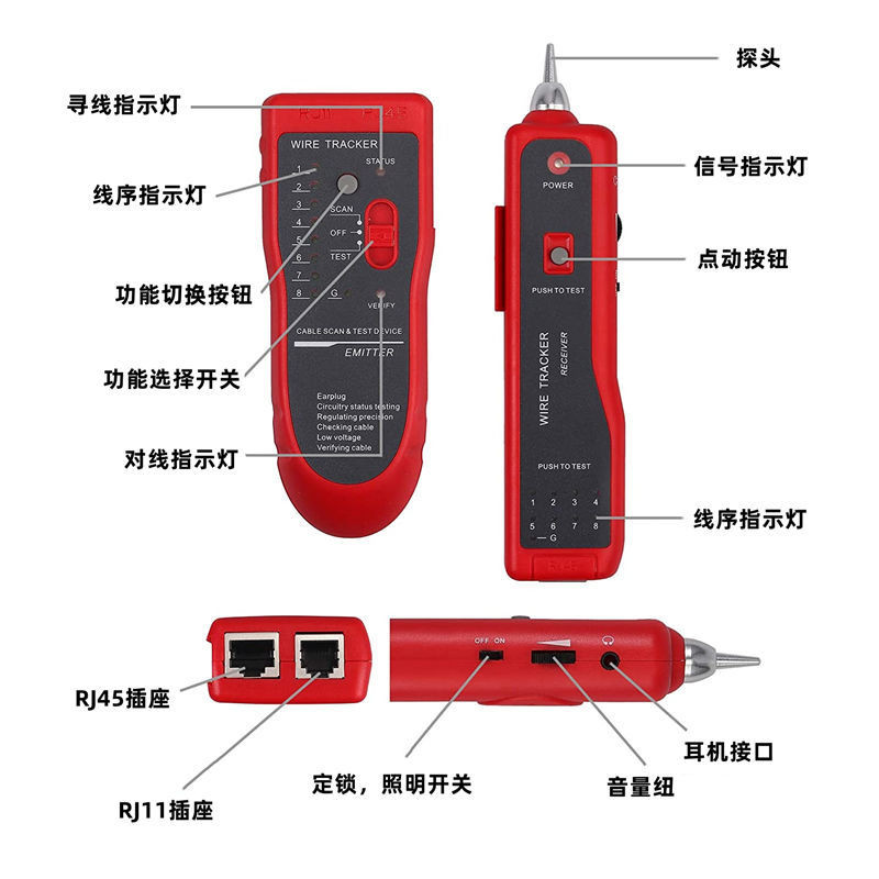 [11.11 Promotional Price] Maintenance Line Finder Multi-Function ...