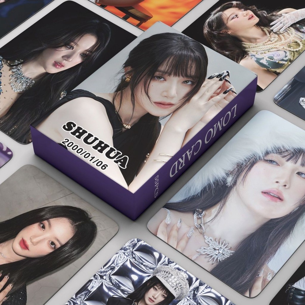 🔥55 GIDLE Photocards Self-Printing Ye SHUHUA SHUHUA Merchandise Super Lady Album lomo Official ...