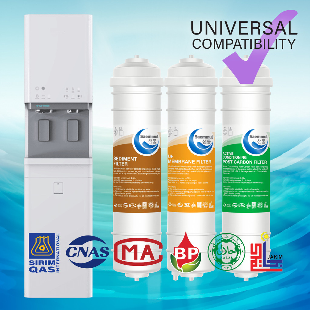 COMPATIBLE HALAL WATER FILTER FOR COWAY SALLY - 10" I TYPE WATER FILTER ...