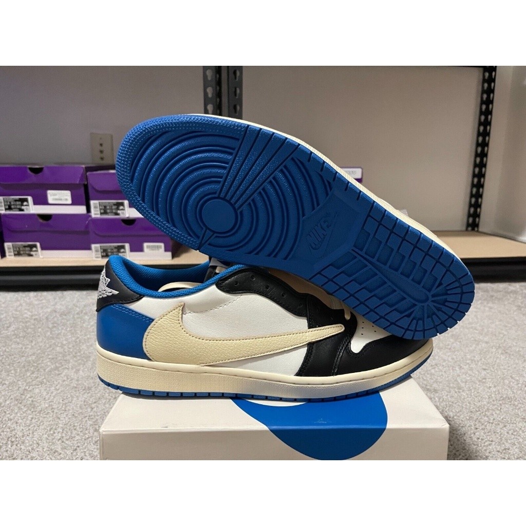 Reka bentuk fragmen US13 X Travis Scott X Air Jordan 1 Retro rendah ...