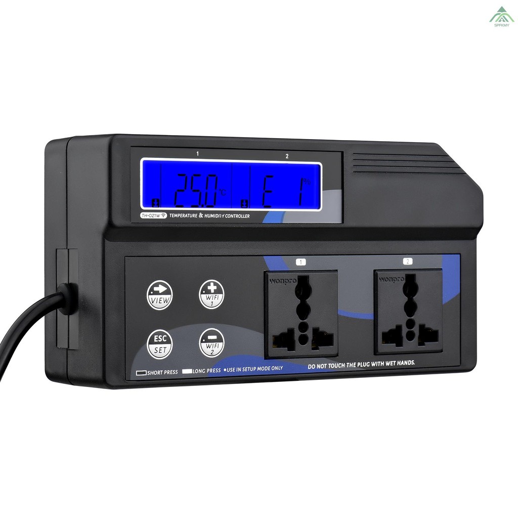 Smart Wifi Temperature & Humidity Controller Thermoregulator Thermostat ...