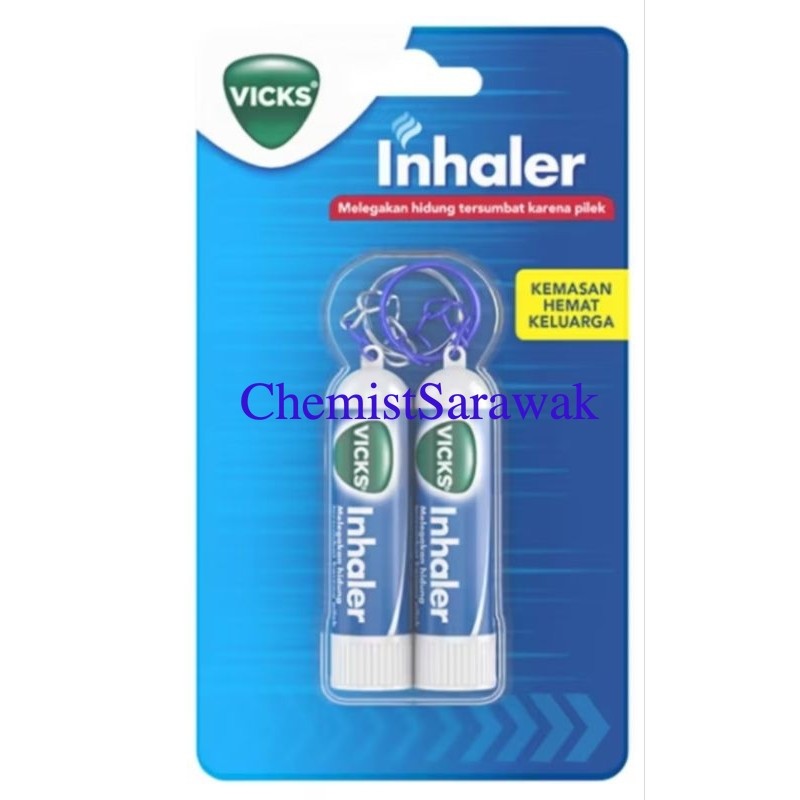 VICKS INHALER Keychain Clear Stuffy Nose Twin Pack | Shopee Malaysia