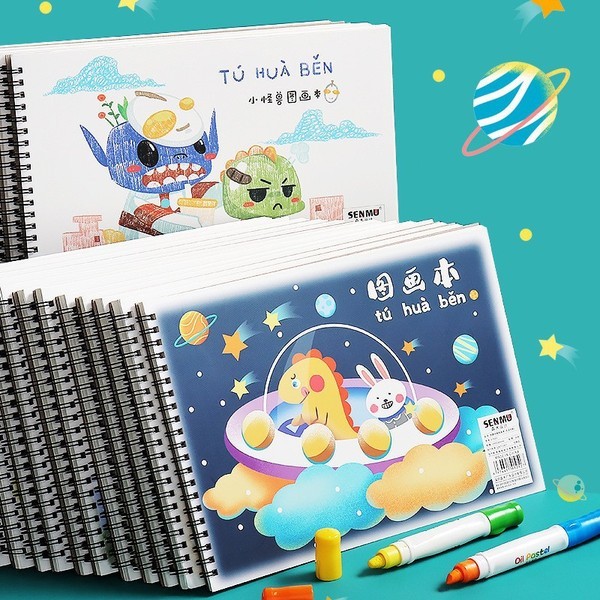 buku nota buku nota cute buku nota tebal Buku gambar gegelung flip ...
