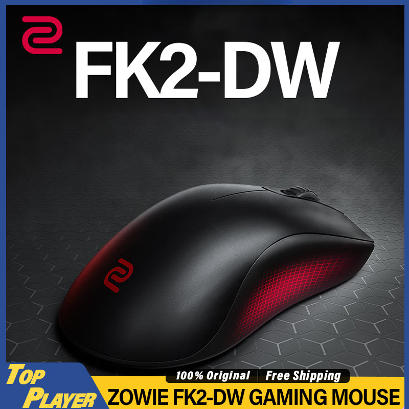 ZOWIE GEAR FK2-DW Wireless Gaming Mouse 2.4G Wireless PAW3950 8K Dongle Transmission Base ...