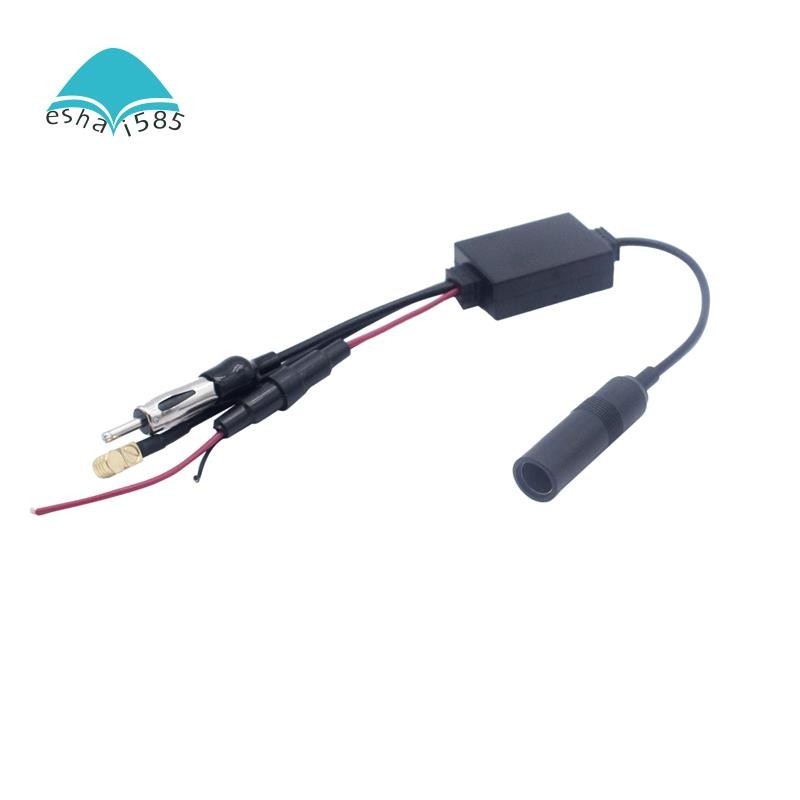 + Car Splitter Adapter Active Antenna Auto Radio FM Antenna Signal ...