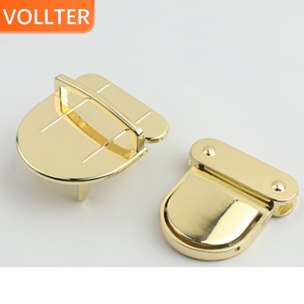 Universal Metal Handbag Clasp Backpack Lock Buckle DIY Crafting Closure ...