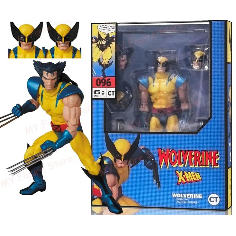 CT Toys Mafex 96 Wolverine Action Figure Logan's Classic Battle Dress ...