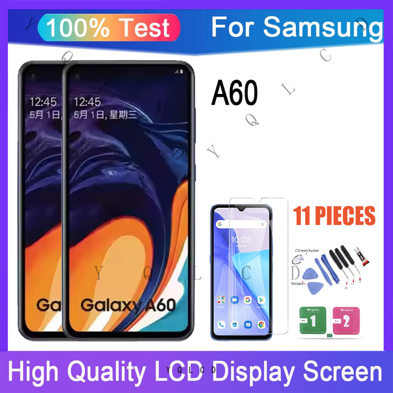 Original Samsung Galaxy A60 LCD Display Touch Screen Digitizer With ...