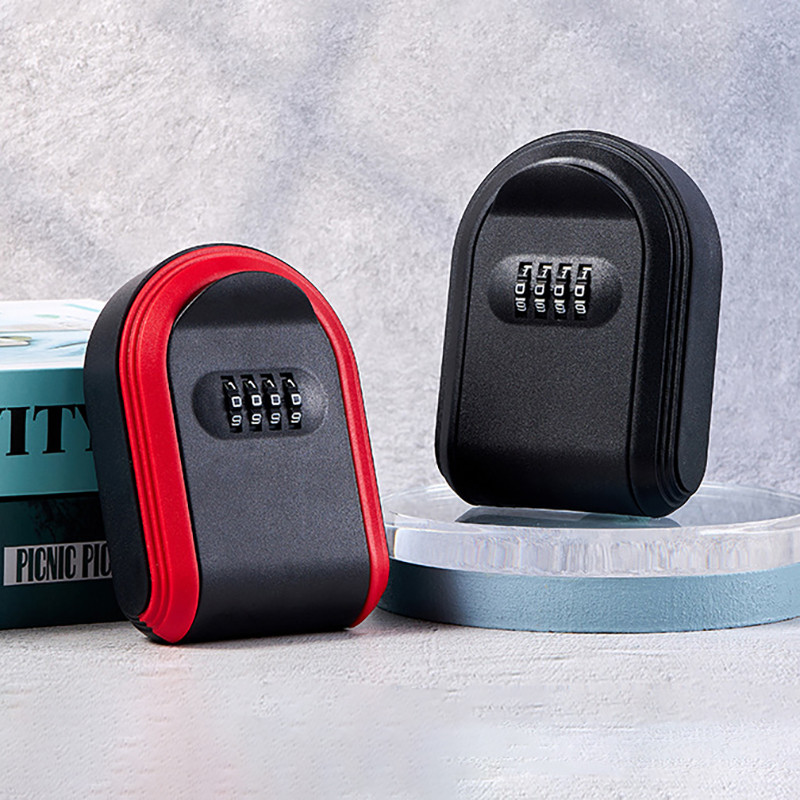 SUM Wall Mount Key Storage Secret Box Organizer 4 Digit Combination ...
