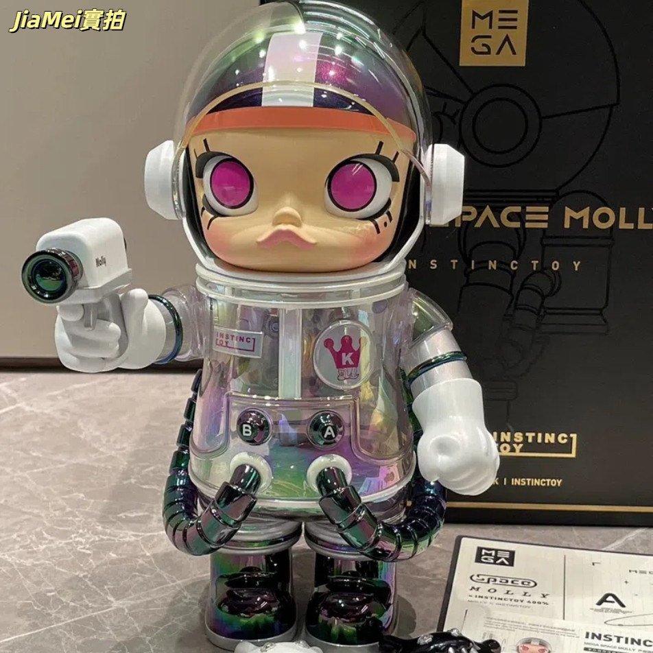[Ready Stock] POPMART 400% Okubo 28CM Molly Astronaut Collection Series ...