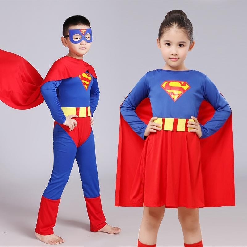 Superhero Children Halloween Costume Parent-Child Program Show cosplay ...