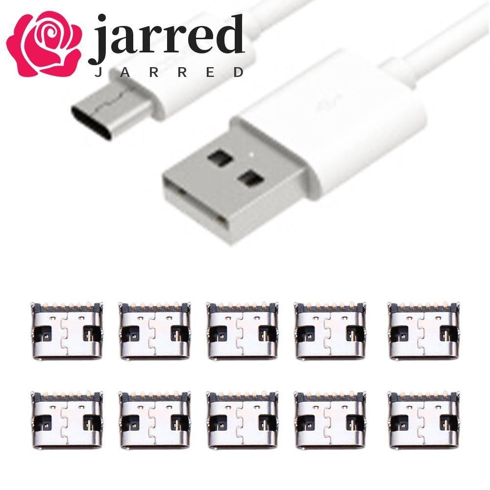 JARRED Type C Socket Connector Charging Port DIY Socket Connector 6 Pin ...