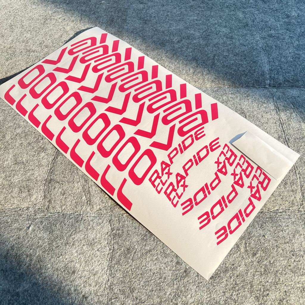 Lightning ROVAL RAPIDE CLX2 Road Wheel Set Logo Color Change Covering ...