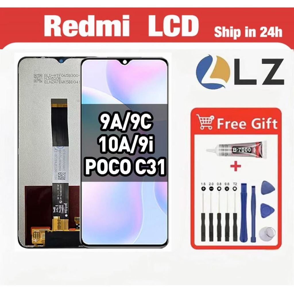Original Touch Screen Digitizer for Redmi 9A 9C 10A 9i POCO C31 LCD | Shopee Malaysia
