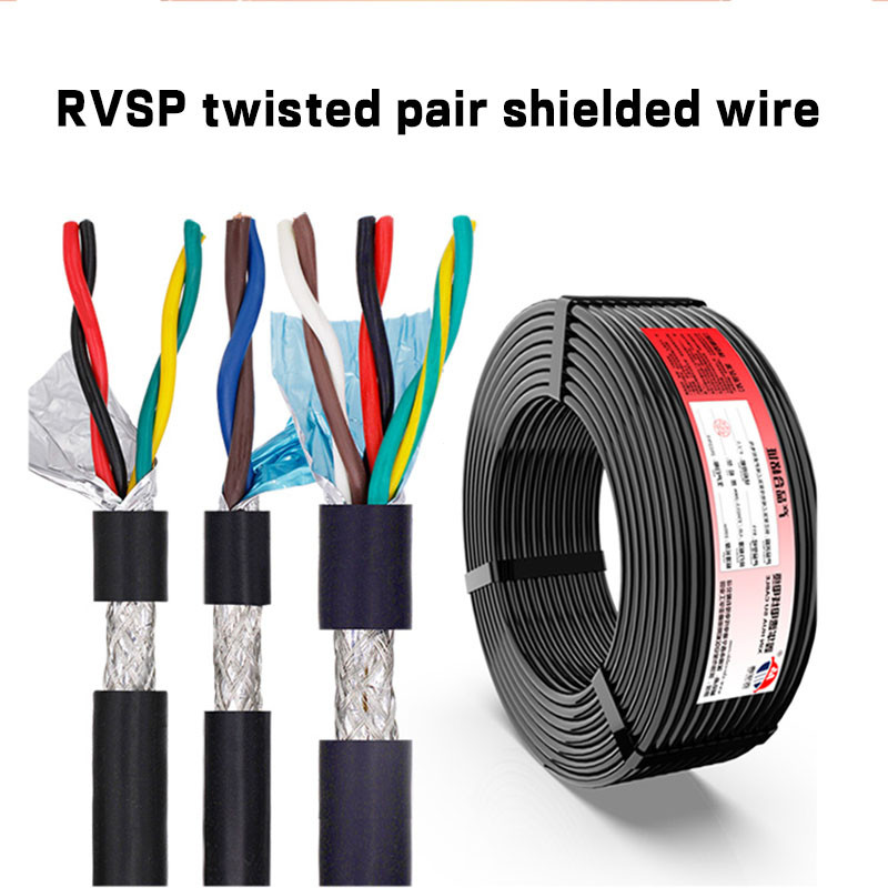 Rvsp Twisted Pair Shielded Cable 4 Cores (100m) 485 Communication Soft ...