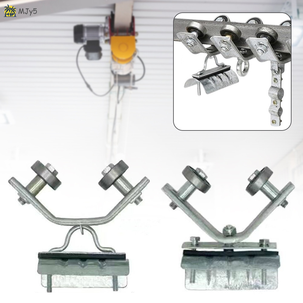 Angle Iron Track Hanging Wire Pulleys Heavy-Duty For Sliding-Gates ...