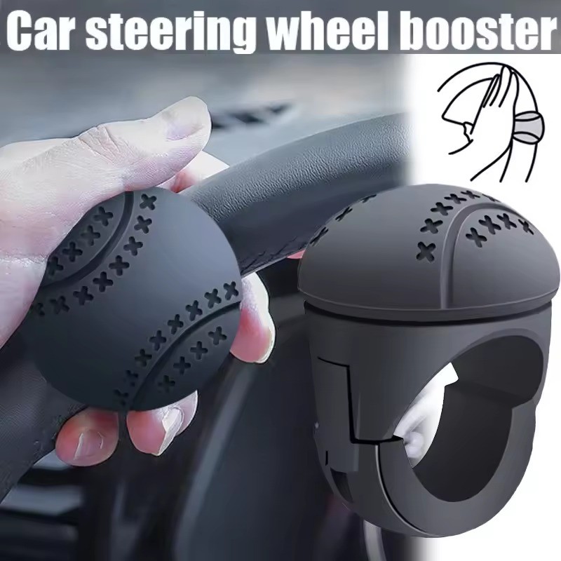 Rotation Metal Bearing Powerball Shaped Booster Car Steering Wheel 360 ...