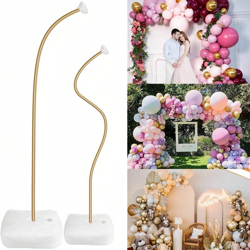 【Local】150/250cm Balloon Stand Deformable Balloon Sticks Holder with ...
