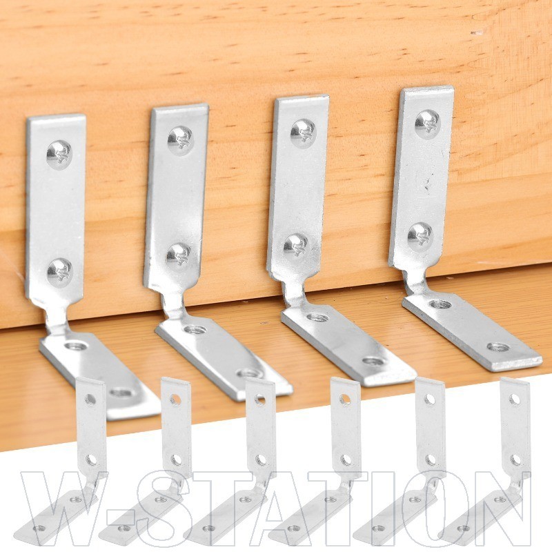 2Pcs L-Shape Corner Bracket - Triangular Support Frame - Wall Bracket ...