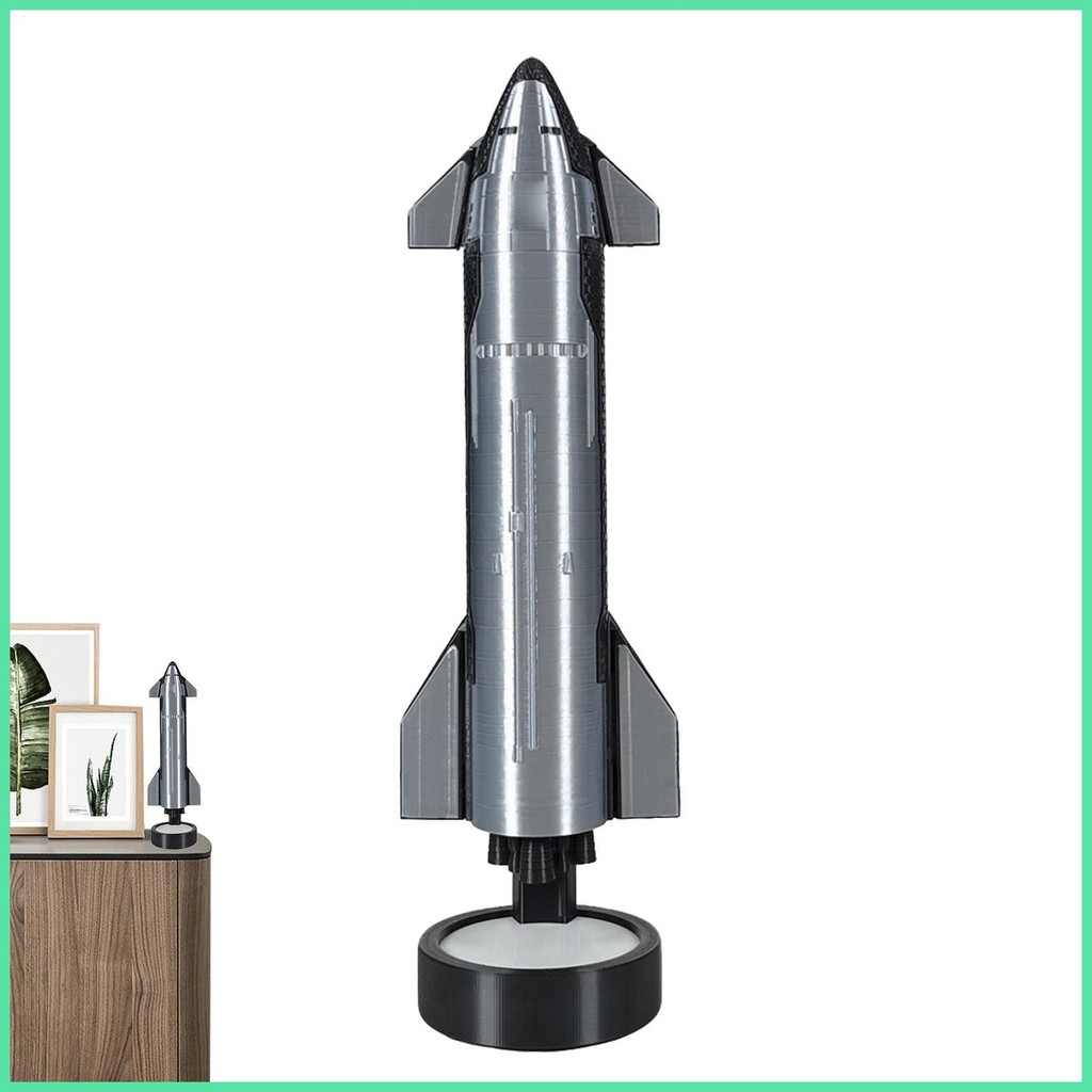 Space Starship Model Rocket Ultrasonic Atomization Starship Model with ...