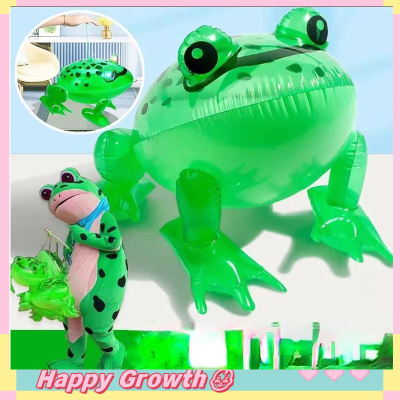 Frog Balloon with Light Cute Creative Children Toys Gifts PVC ...