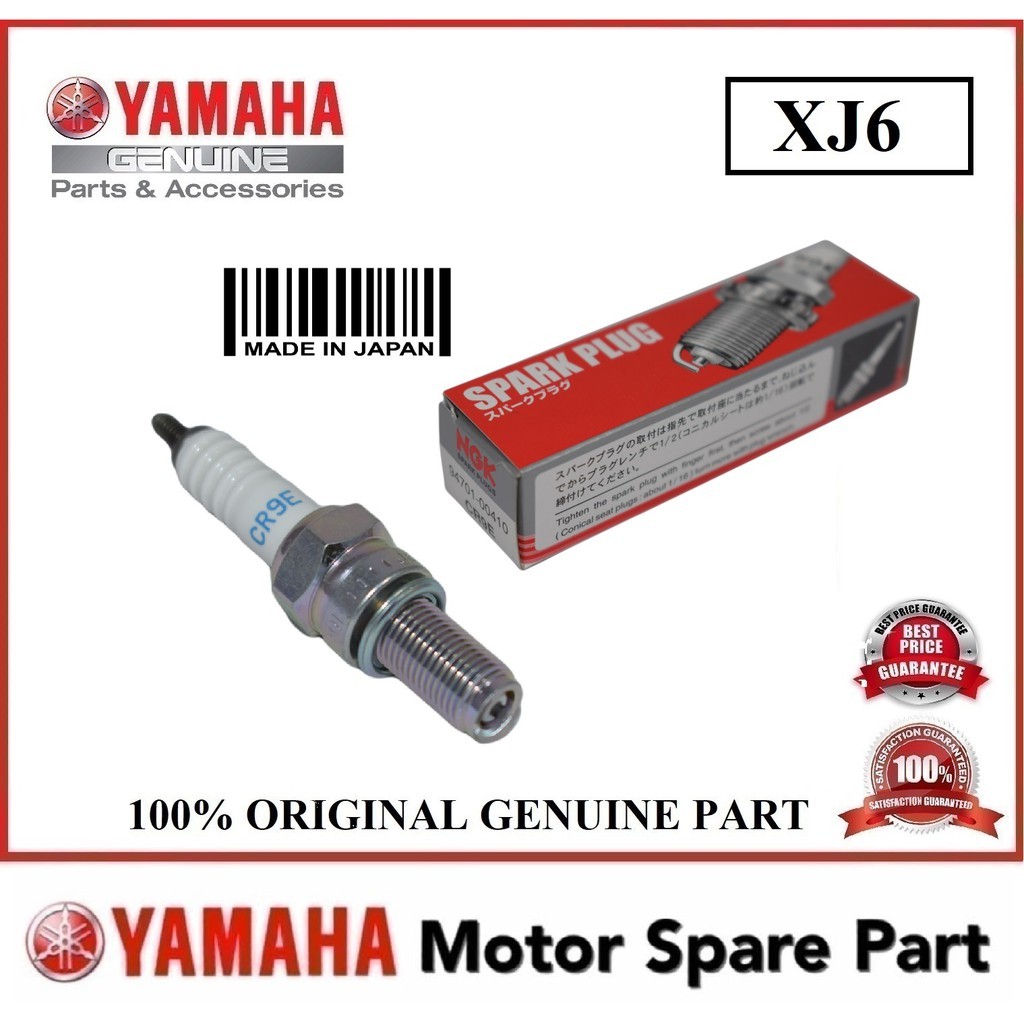 100% ORIGINAL YAMAHA CR9E SPARK PLUG MADE IN JAPAN R25 R15 Y15 MT15 ...