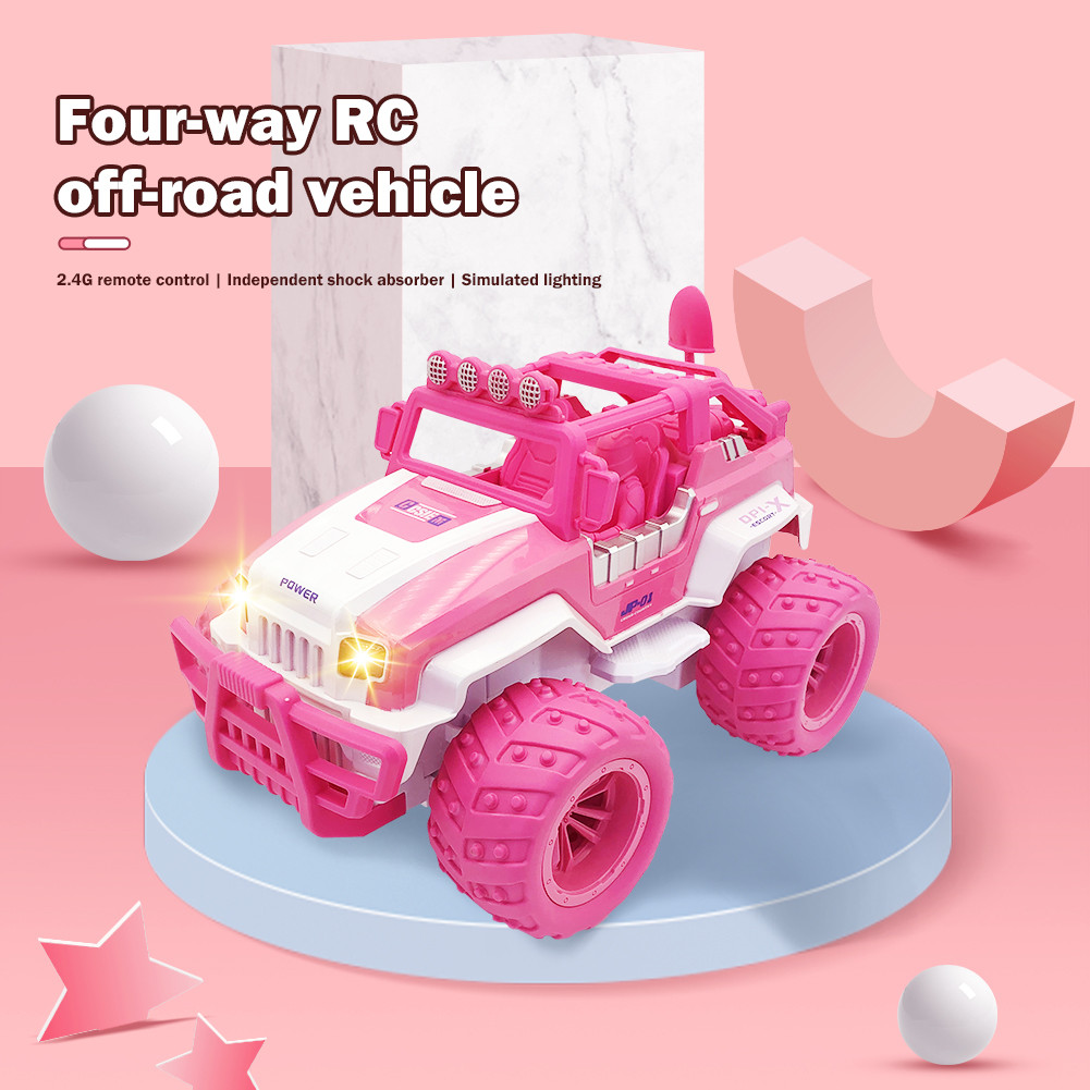 Pink Rc Car Toy for Kids Remote Control Truck Children Gift Cars 1:12 ...