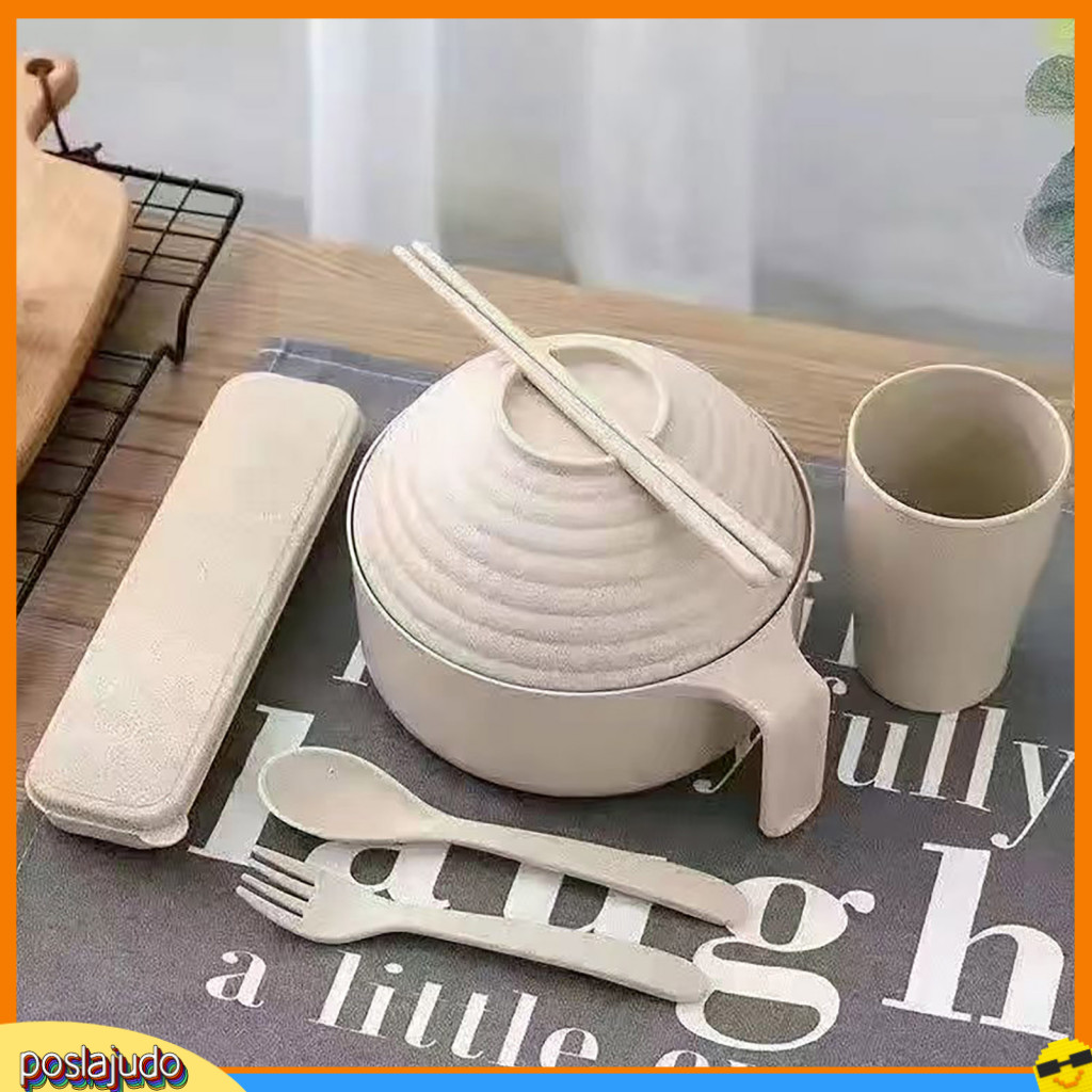 [poslajudo] Plastic Cutlery Set College Dorm Meal Prep Microwave Ramen ...