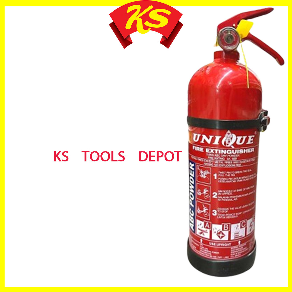 UNIQUE PORTABLE DRY POWDER FIRE EXTINGUISHER (CAPACITY: 1.0KG)(SIRIM) 2 ...