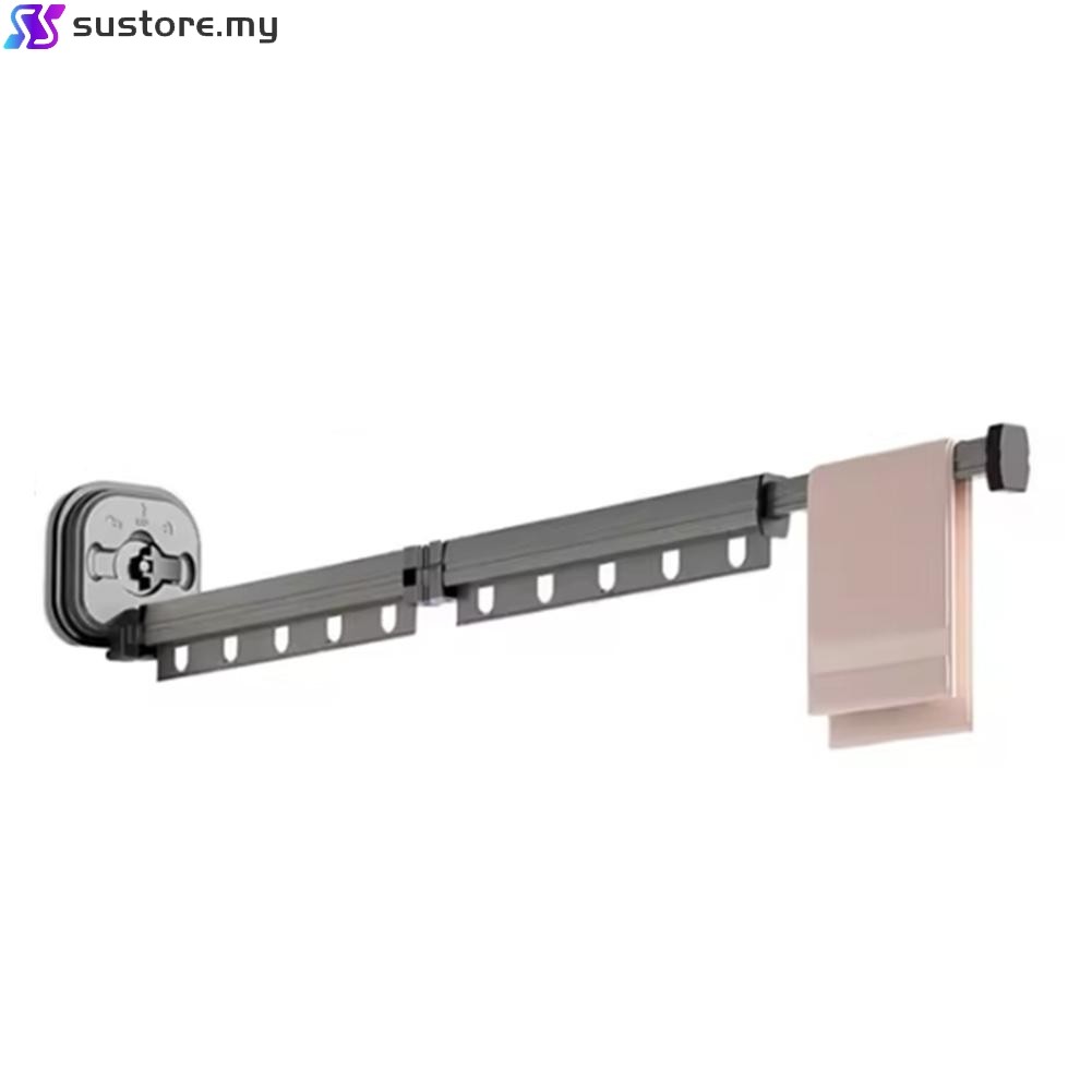 [Super] Folding Clothes Hanger Indoor Retractable Cloth Drying Rack ...