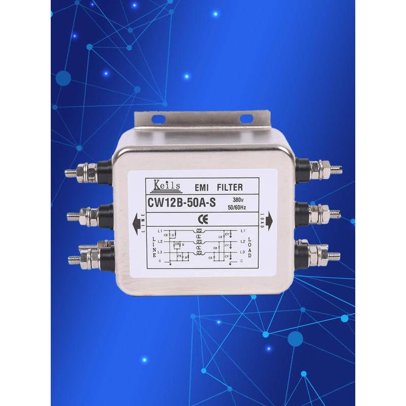 Anti-Interference 380V Power Filter CW12B-60A-S Three-Phase Three-Wire ...