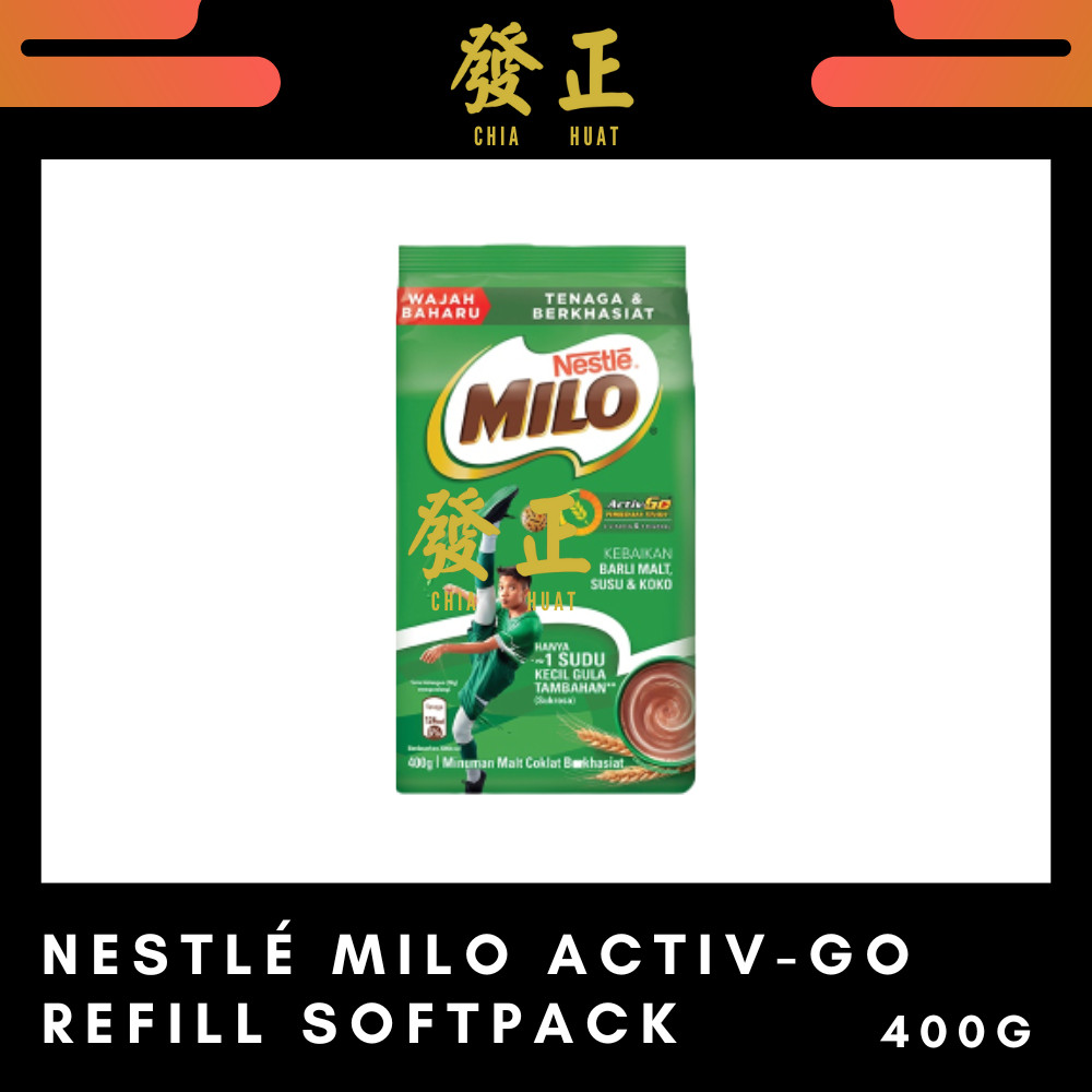 NESTLE MILO ACTIV-GO SOFTPACK 400G | Shopee Malaysia