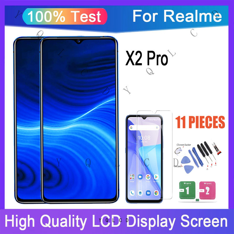 Original AMOLED Realme X2 Pro RMX1931 LCD Display Touch Screen ...