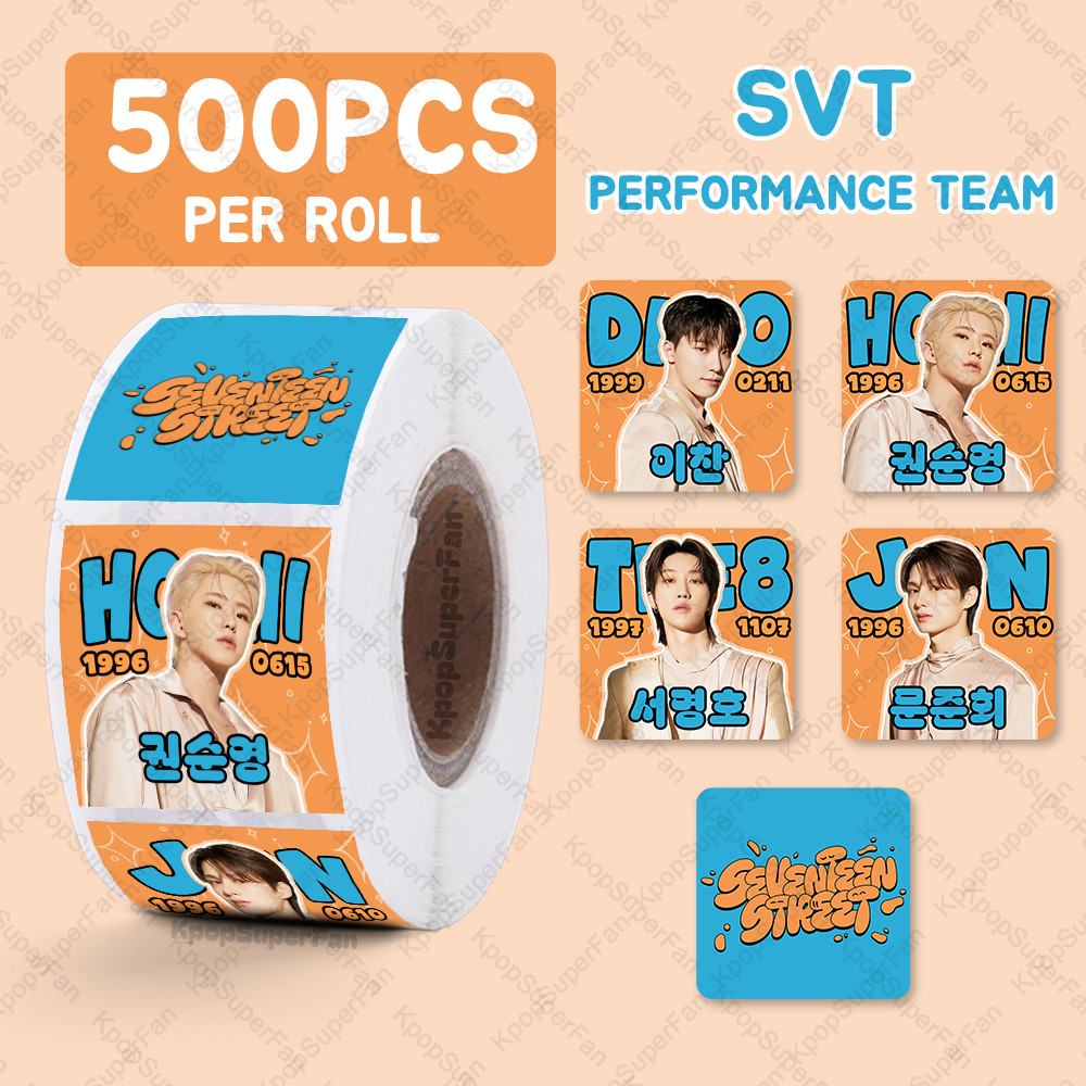[In stock] 500pcs/roll seventeen stickers waterproof stickers for ...