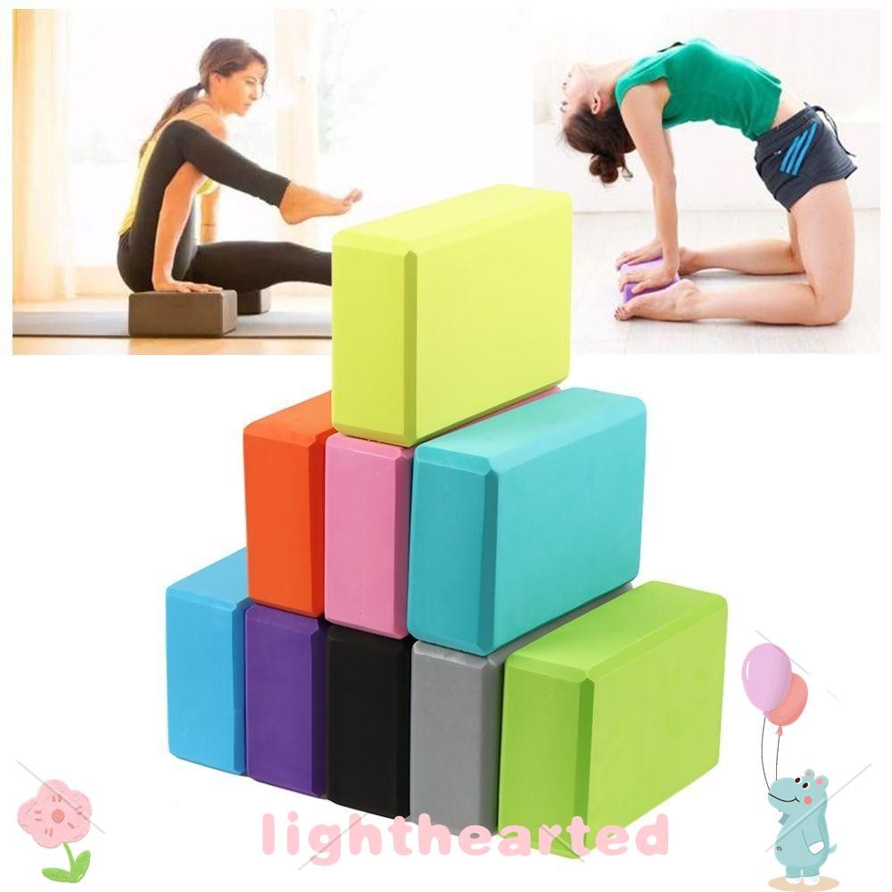 LIGHTHEARTED Yoga Block Brick Health Training EVA Sports Stretching Gym ...
