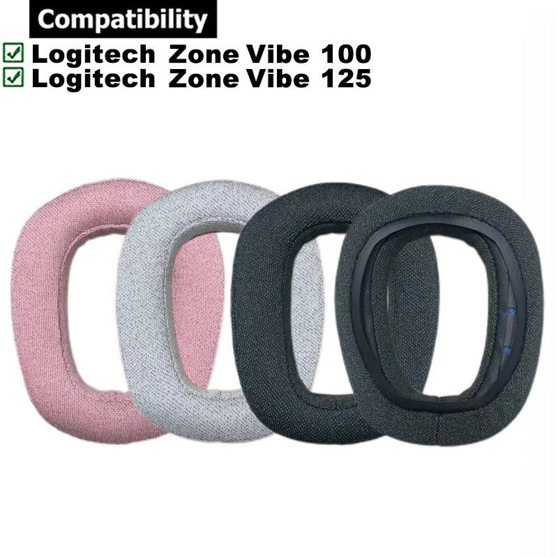 1 Pair Ear Pad for Logitech Zone Vibe 100 125 Headphone Earpads Cushion ...