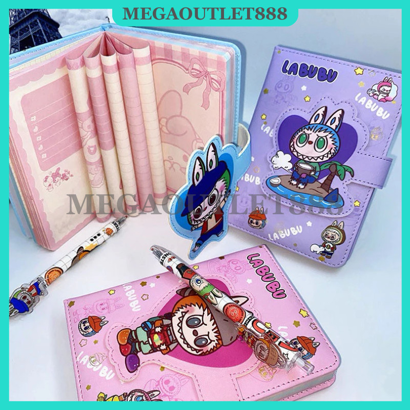 Magnetic Cover Notebooks with Pen Labubu The Monster Note Books ...