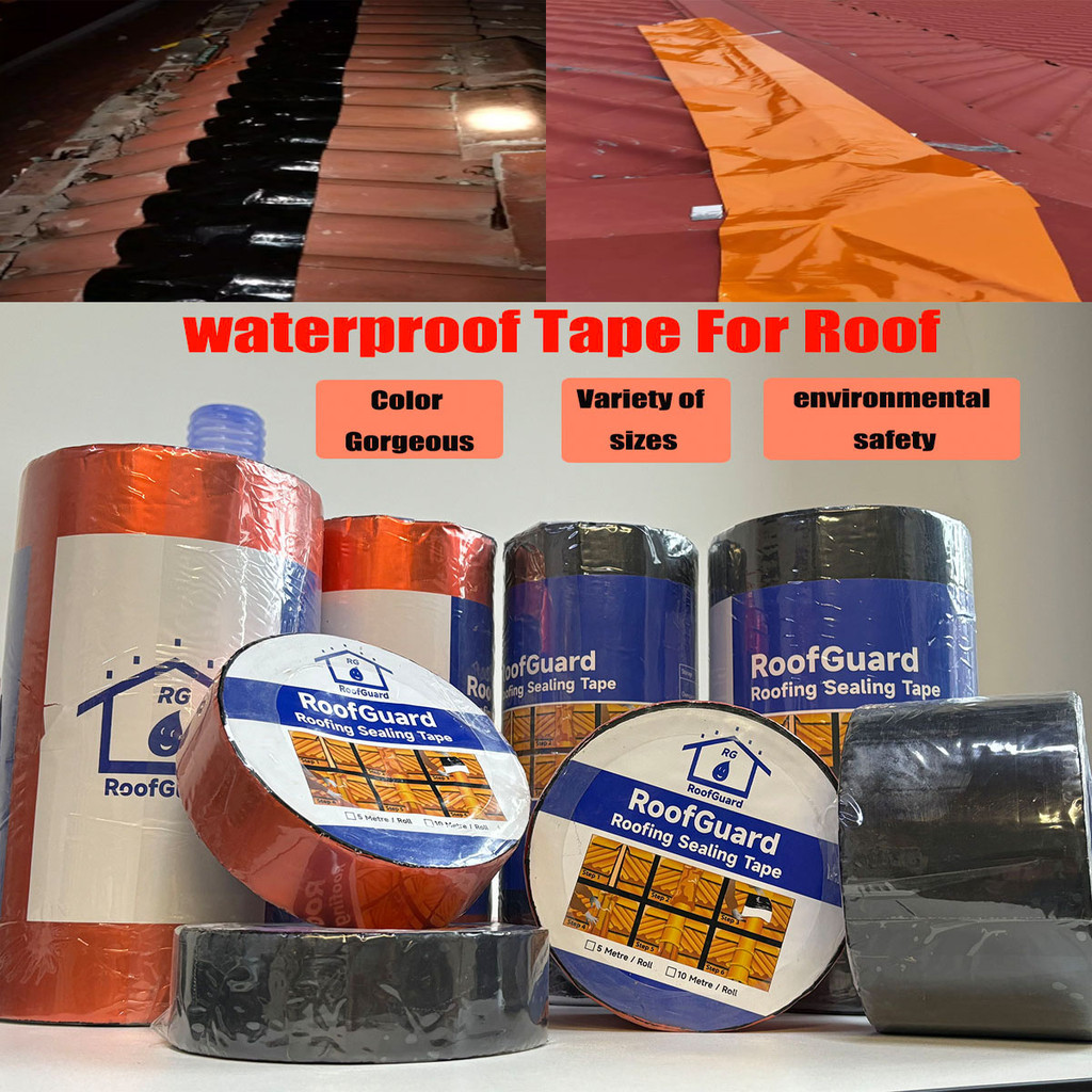 Roof Waterproofing Tape/ 5/10cm Wide 10m Length/ Dry Fix Roof Ridgeleak ...