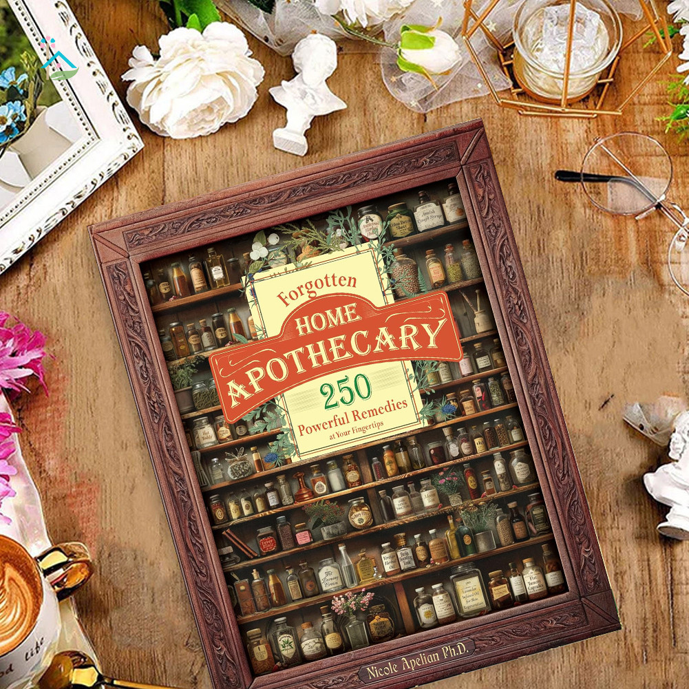 Forgotten Home Apothecary Books Contains Multipie Medicinal Plants ...