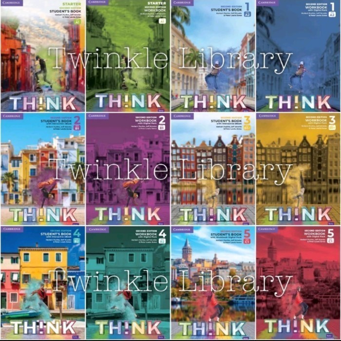 Physical Book Cambridge THINK (2nd edition) Starter 1 2 3 4 5 Student's ...