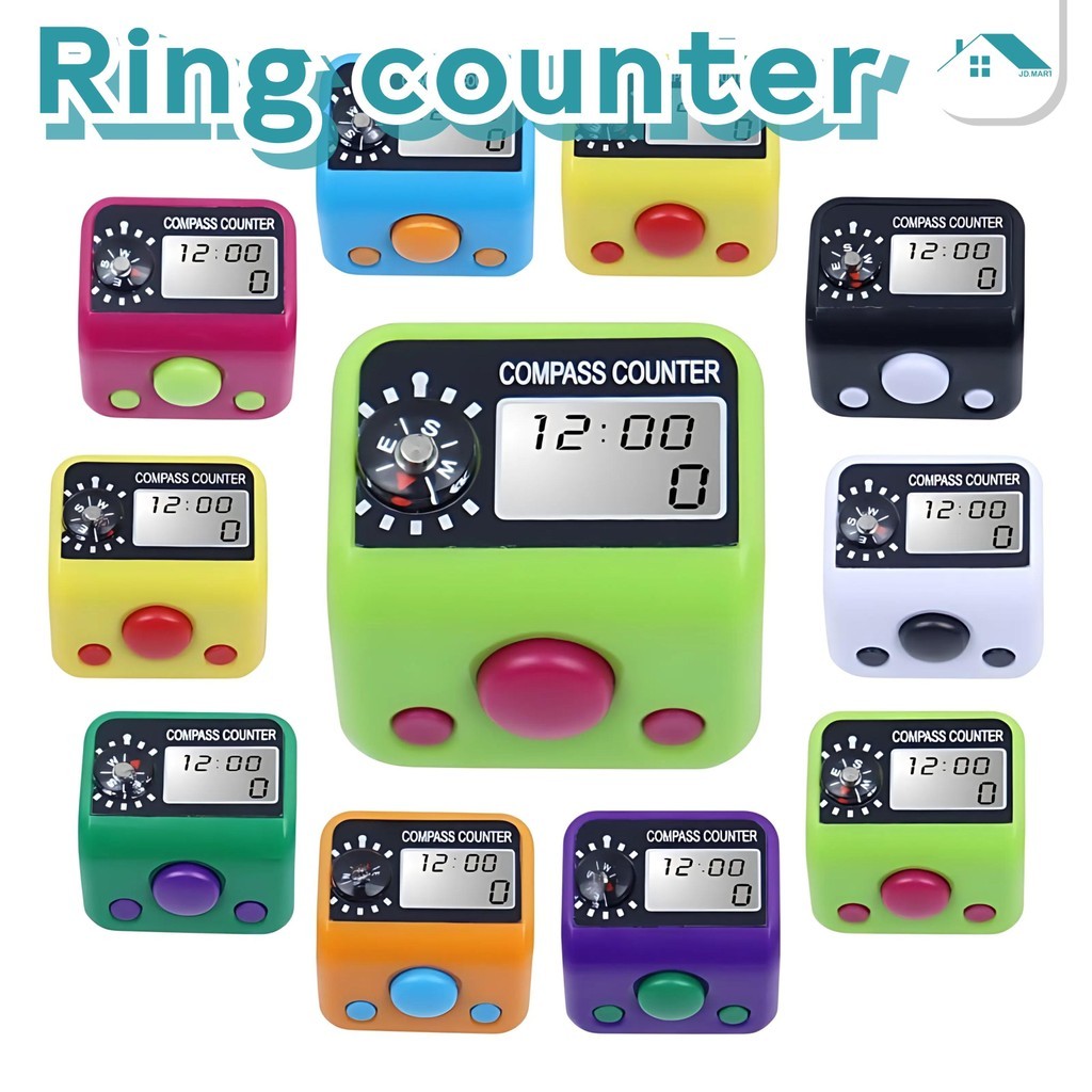 LCD Electronic Tasbih Counter Digital Tasbih LCD Zikir with Compass ...