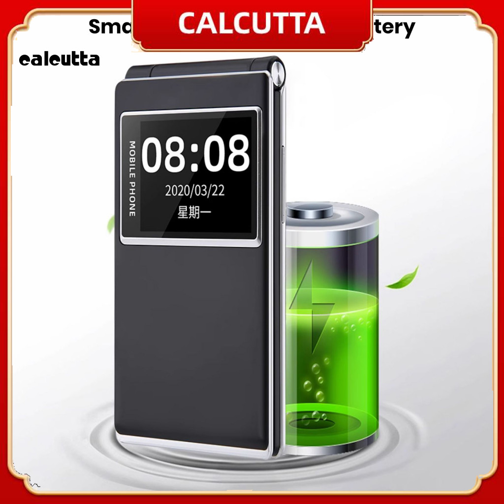 [calcutta] Display Phone Screen Cell Phone Easy-to-use Senior Flip ...