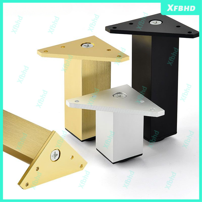Load-bearing Custom Height Adjustable Square Cabinet Feet Aluminum ...
