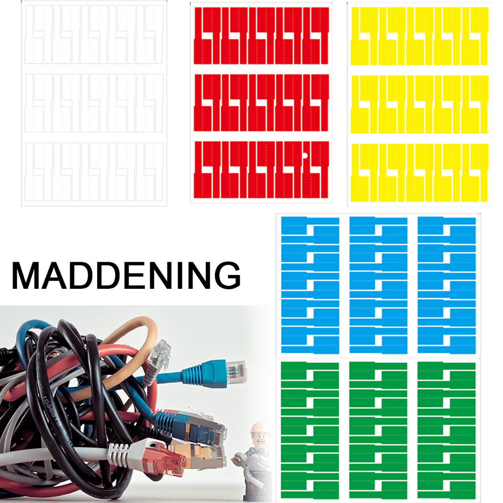 Cable Labels Sticker Cable Label Sticker Wire Marking Cable Label Fiber ...