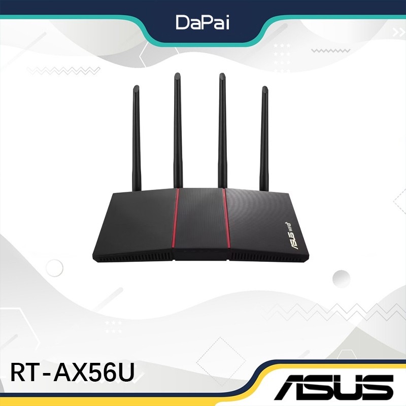 ASUS RT-AX56U Dual-band WiFi6 Gigabit Home 5G Gaming Wireless Router ...