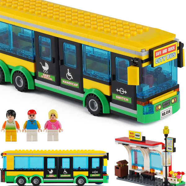 lego car lego Stesen bas bandar bas dua tingkat bas besar bas sekolah ...