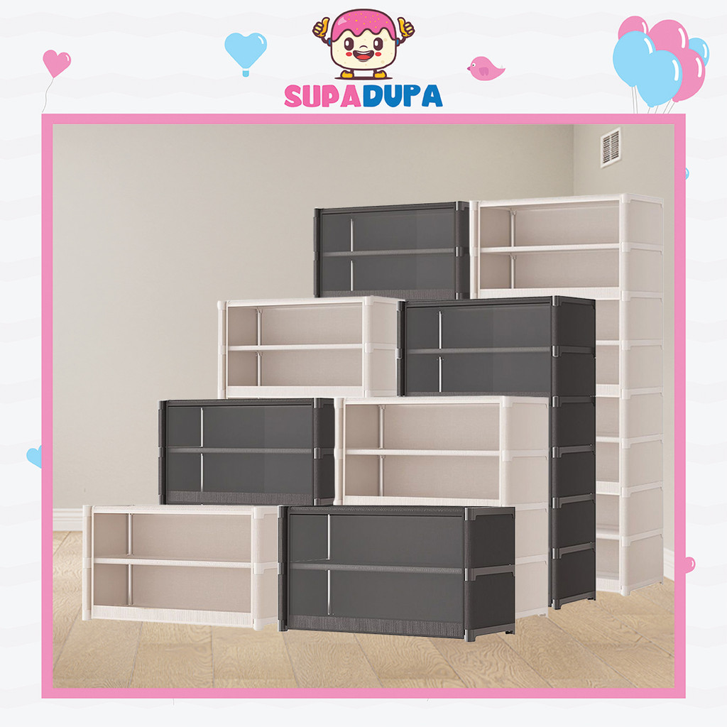 Multi-Layer Blocks Toys Display Rack With Transparent Magnetic Storage Rack Shoe Toys Cabinet ...