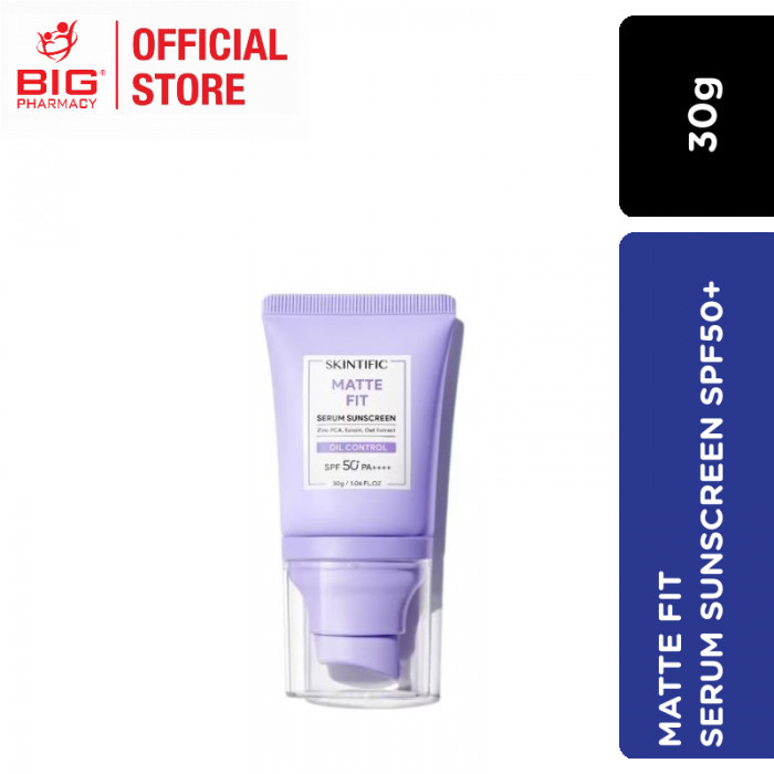 SKINTIFIC MATTE FIT SERUM SUNSCREEN SPF50+ 30G | Shopee Malaysia