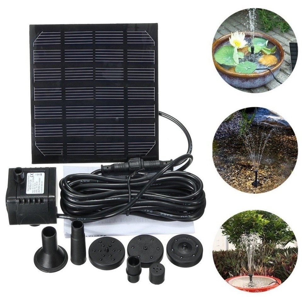 Environmentally Friendly solar Fountain Garden Pond Viewing Fish Tank ...